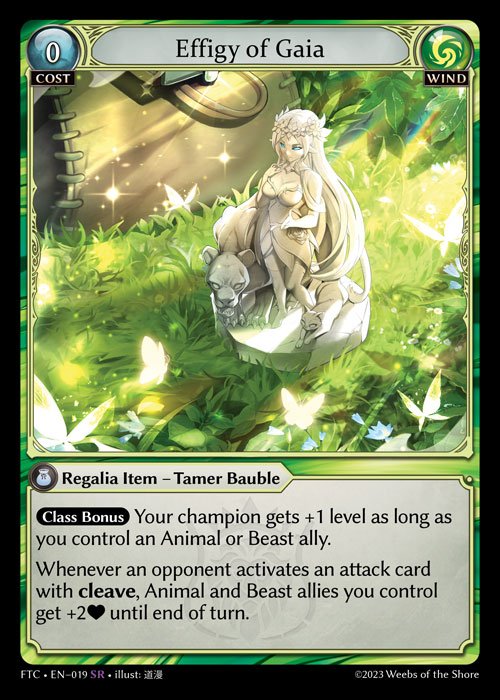 GATCG EN – FTC-019 Effigy of Gaia SR – ARKEN